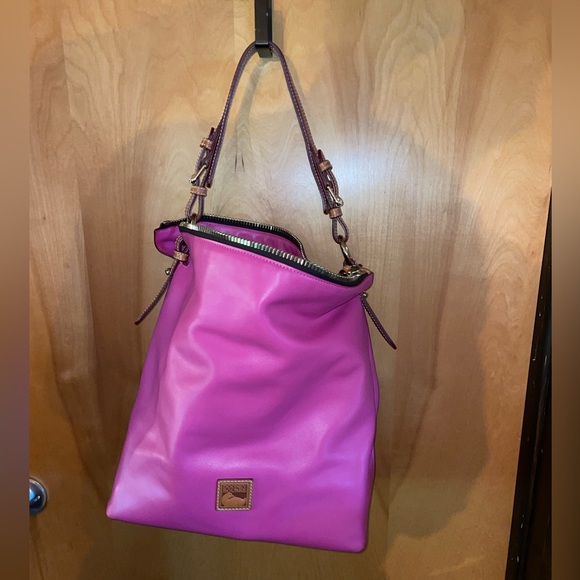 Dooney & Bourke | Bags | Dooney And Bourke Smooth Leather Pink ...